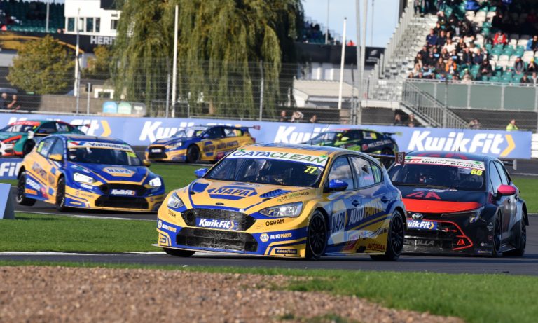 Sam Osborne claims maiden BTCC win in reverse-grid Silverstone race ...